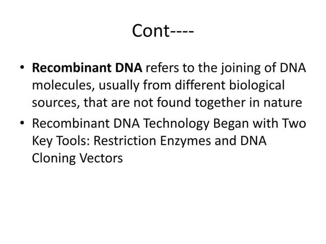 Genetic engineering and recombinant DNA technology (1).pptx