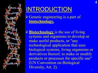 Genetic engineering | PPTX