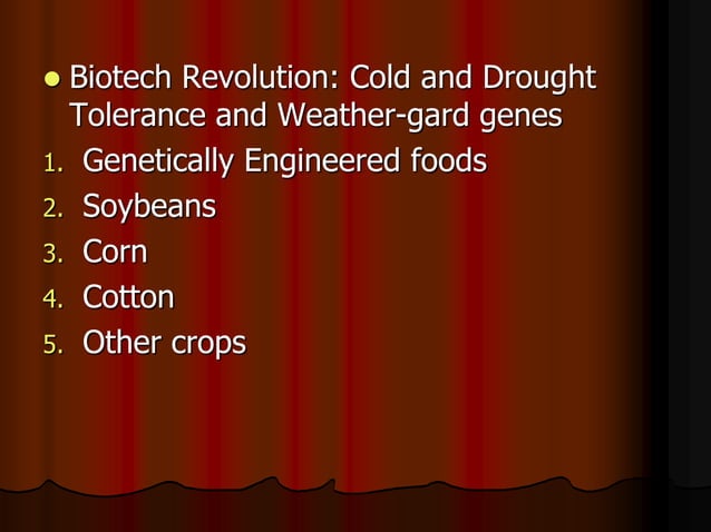 Genetic engineering for crop improvement | PPT | Biotech and Biomedical Industry | Industries