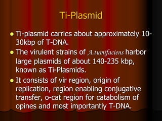 Genetic engineering for crop improvement | PPT