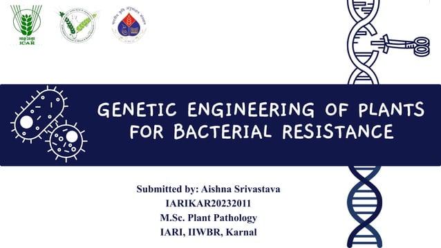 Genetic Engineering in bacteria for resistance.pptx