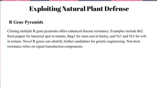 Genetic Engineering in bacteria for resistance.pptx