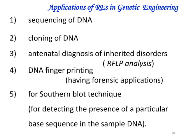 Genetic engineering,recombinant DNA technology.. | PPT