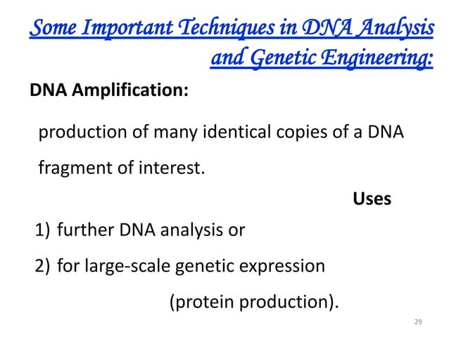 Genetic engineering,recombinant DNA technology.. | PPT