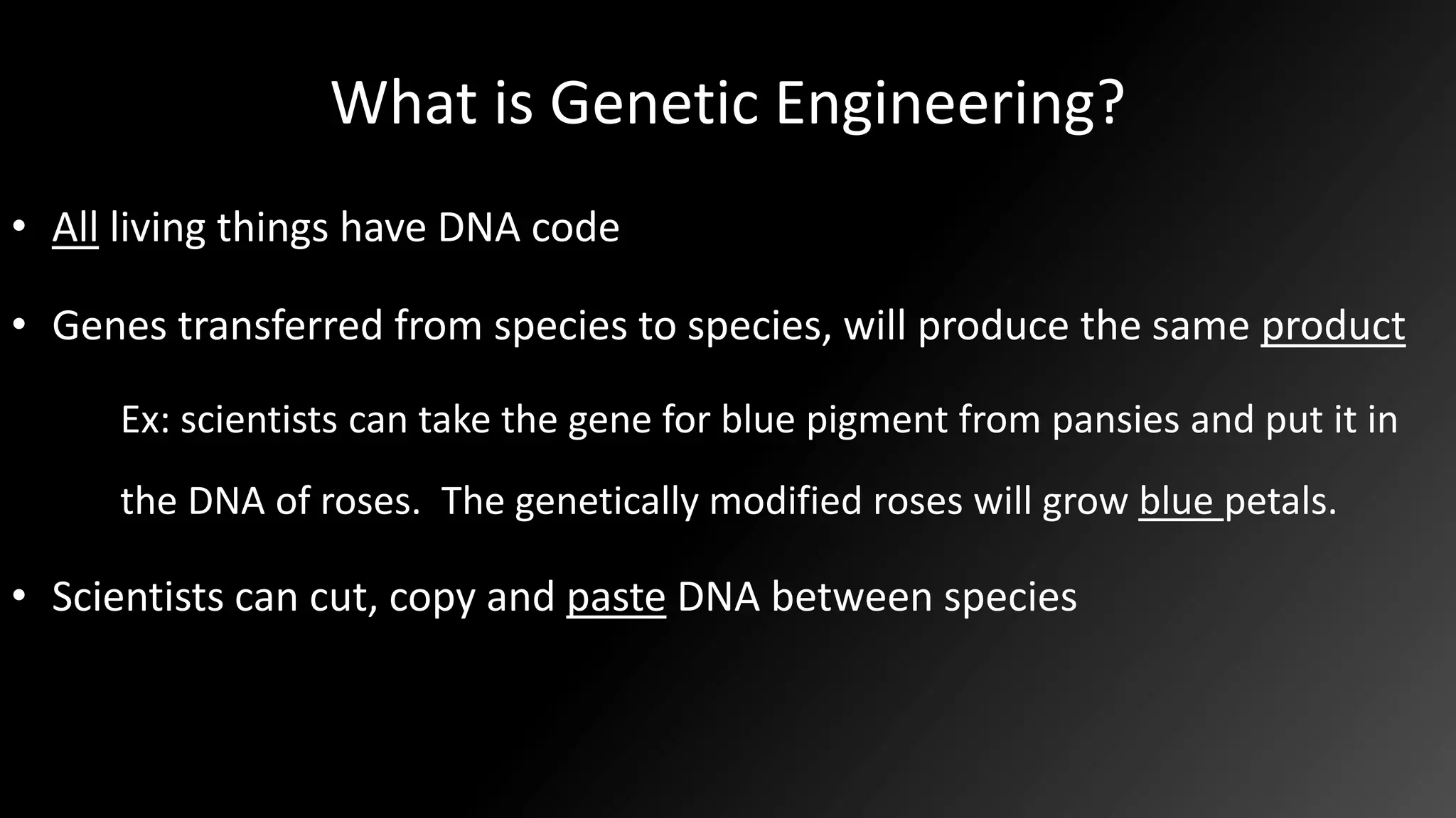 Genetic Engineering Notes | PPTX