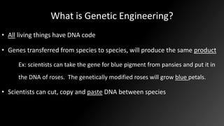 Genetic Engineering Notes | PPTX