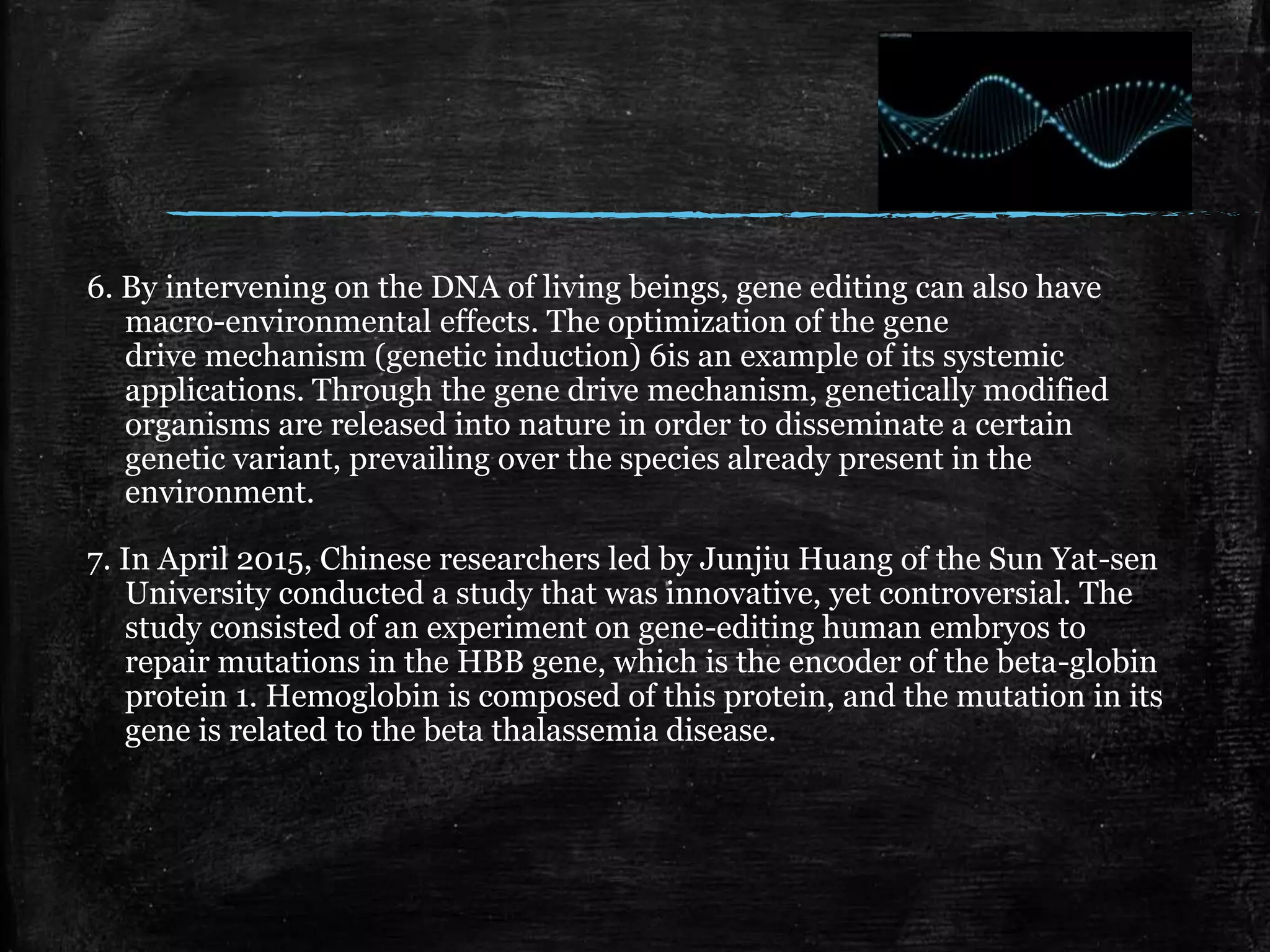 Genetic engineering of humans | PPTX