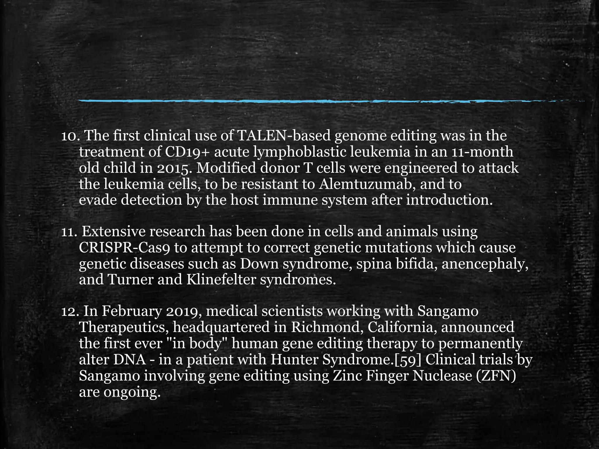 Genetic engineering of humans | PPTX