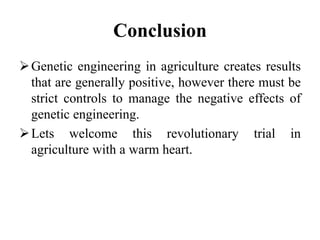 Genetic engineering- Vincent | PPTX