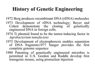 Genetic engineering- Vincent | PPTX