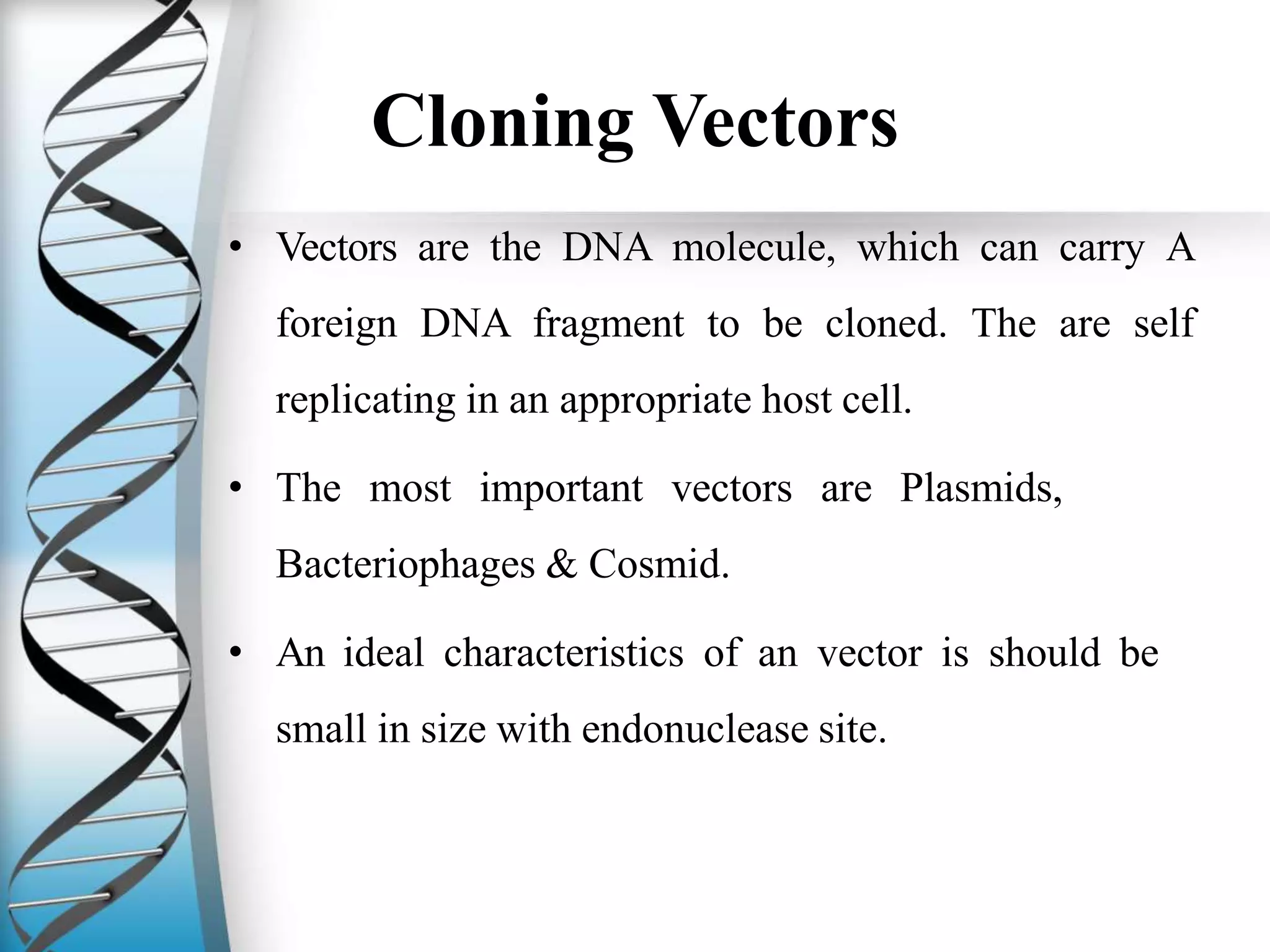 Genetic engineering principle, tools, techniques, types and application ...