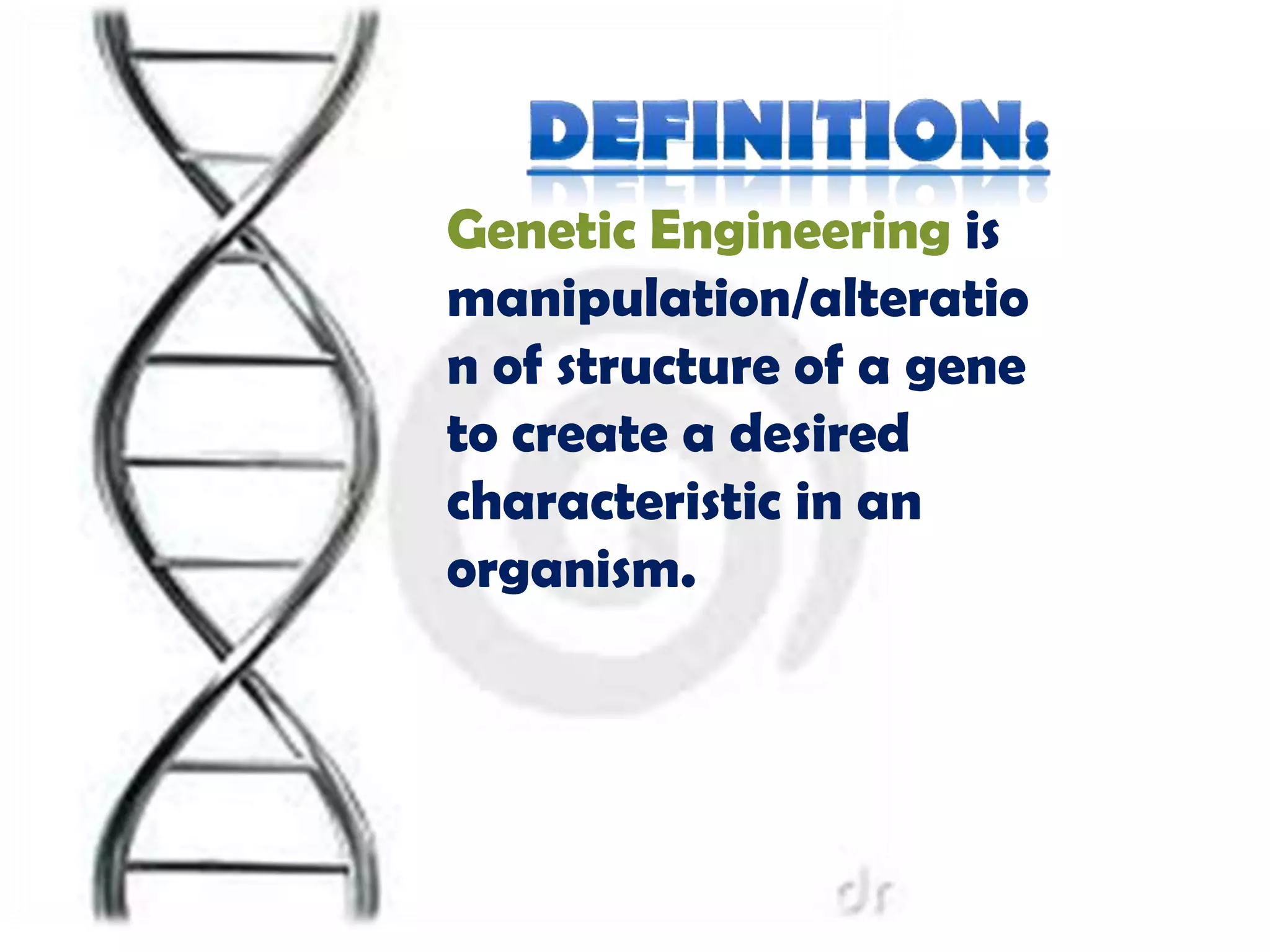 Genetic engineering project | PPTX