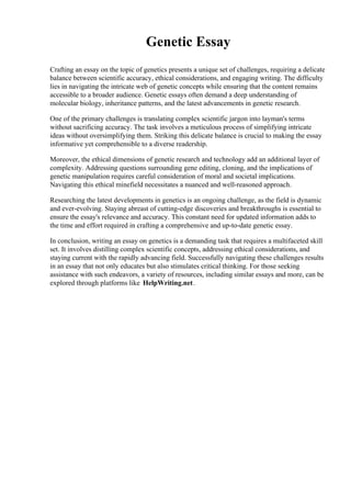 Genetic Essay.pdf