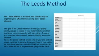 Genetic genealogy | PPTX