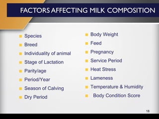 Genetic improvement of bovine milk composition | PDF