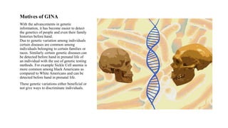 Genetic Information Non Discrimination Act.pptx | Blood Disorders ...