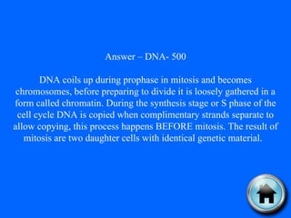 Genetic Jeopardy Game - A Game Based on The Facts of Genetics | PPT