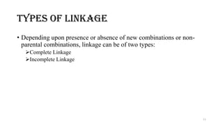 Genetic linkage and crossing over | PPT