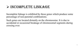 Genetic linkage and crossing over | PPT