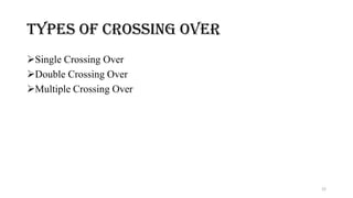 Genetic linkage and crossing over | PPT