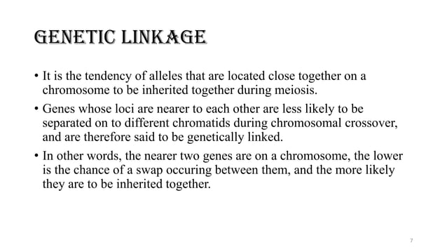 Genetic linkage and crossing over | PDF | Genetics | Science