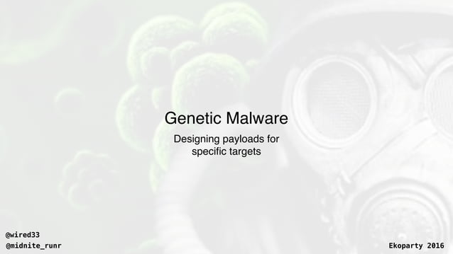 Genetic Malware | PPT