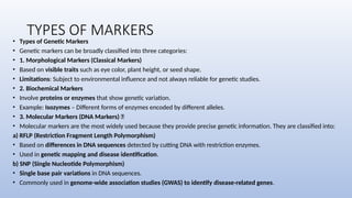 Genetic mapping And Genetic markers.pptx