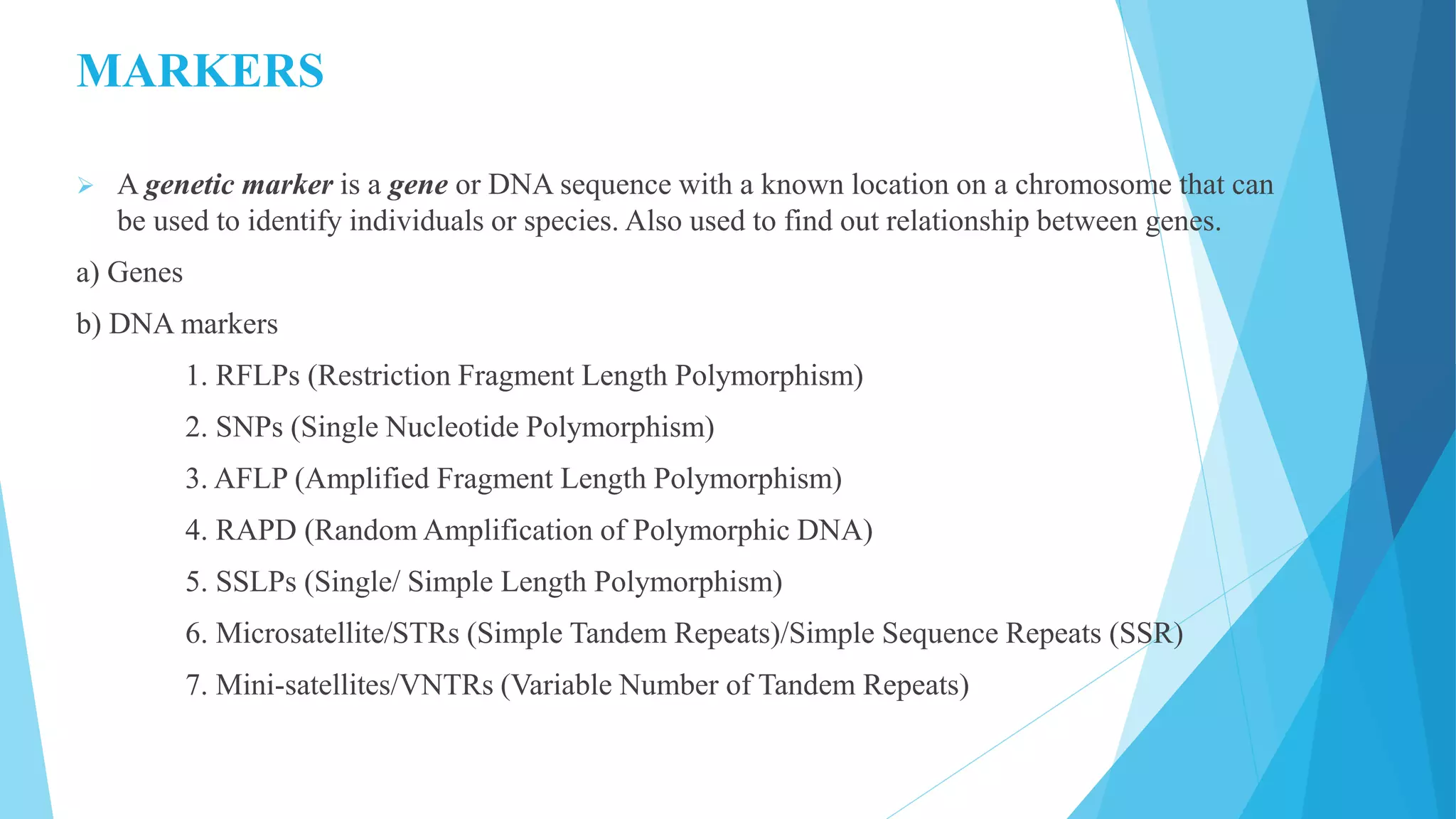 Genetic mapping and sequencing | PPTX