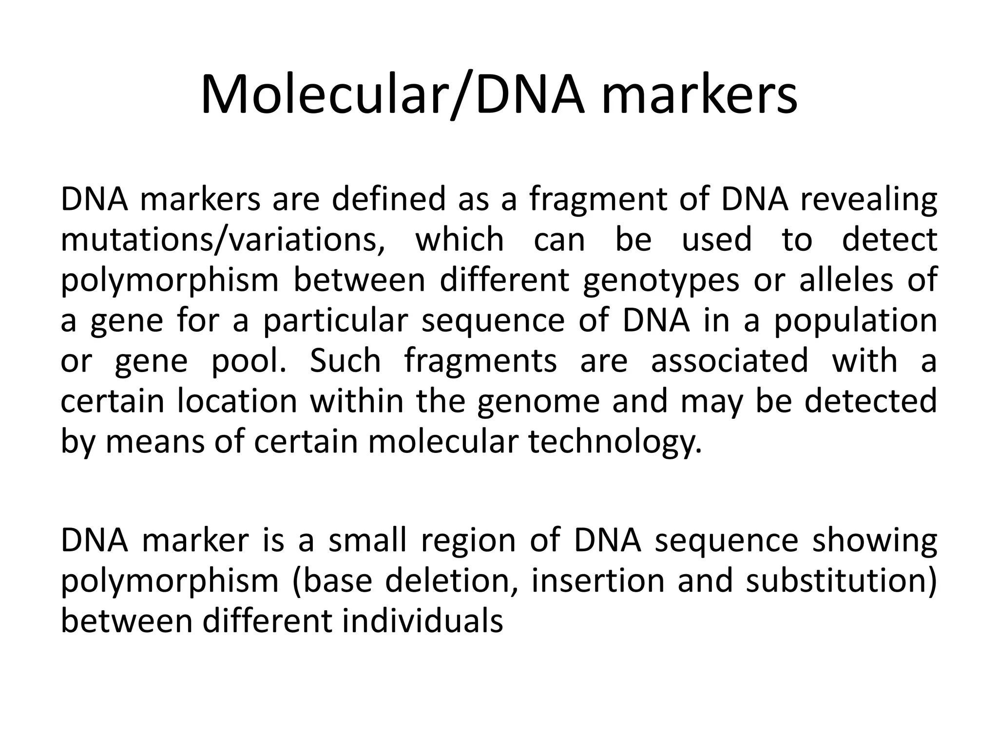 Genetic marker (1) | PPTX