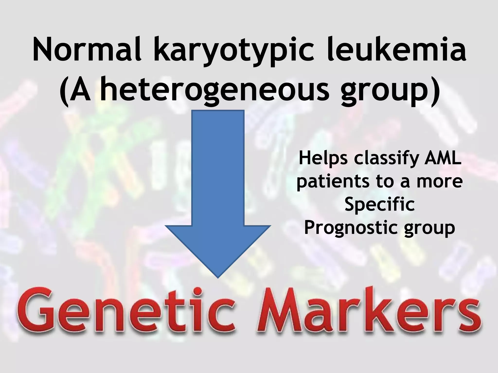 Genetic Markers in AML | PPTX