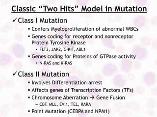 Genetic Markers in AML | PPTX