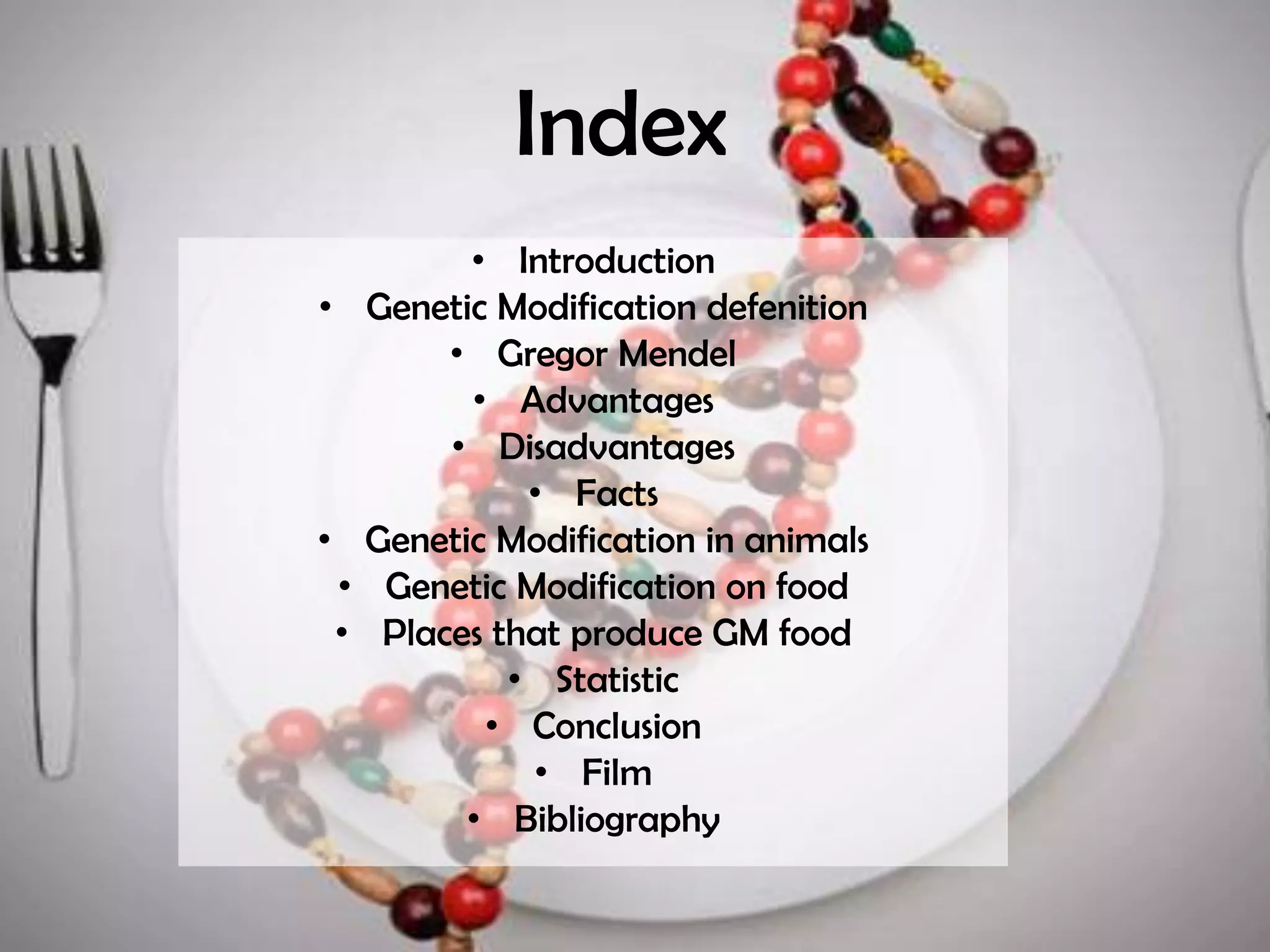Genetic modification | PPTX