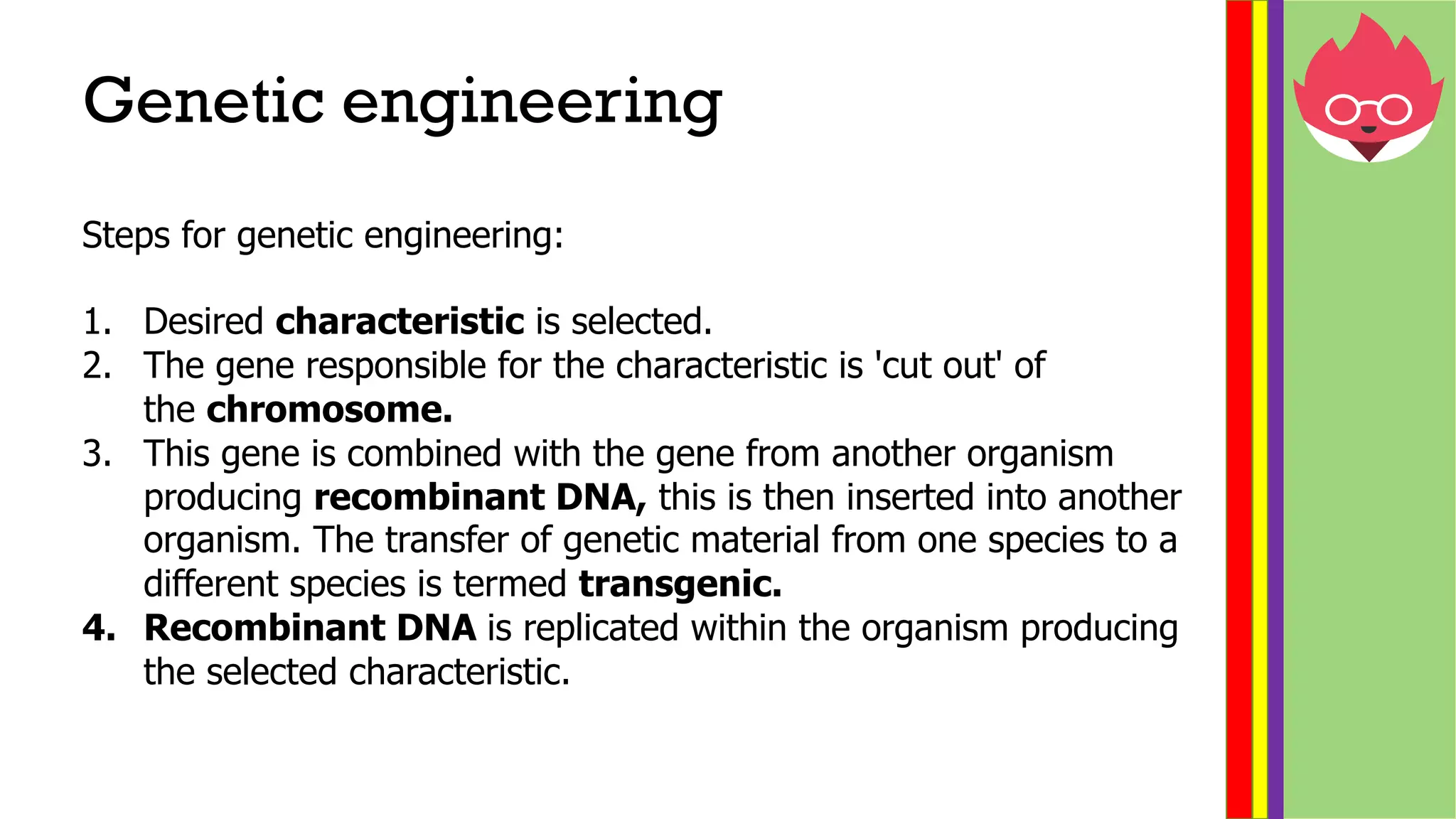 IGCSE Biology Edexcel (9-1)- Genetic modification | PDF