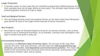 Genetic modified crops | PPTX