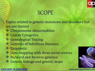 GENETIC MUTATION DISORDERS | PPTX