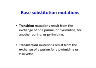 Genetic mutations | PDF