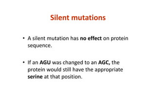 Genetic mutations | PDF