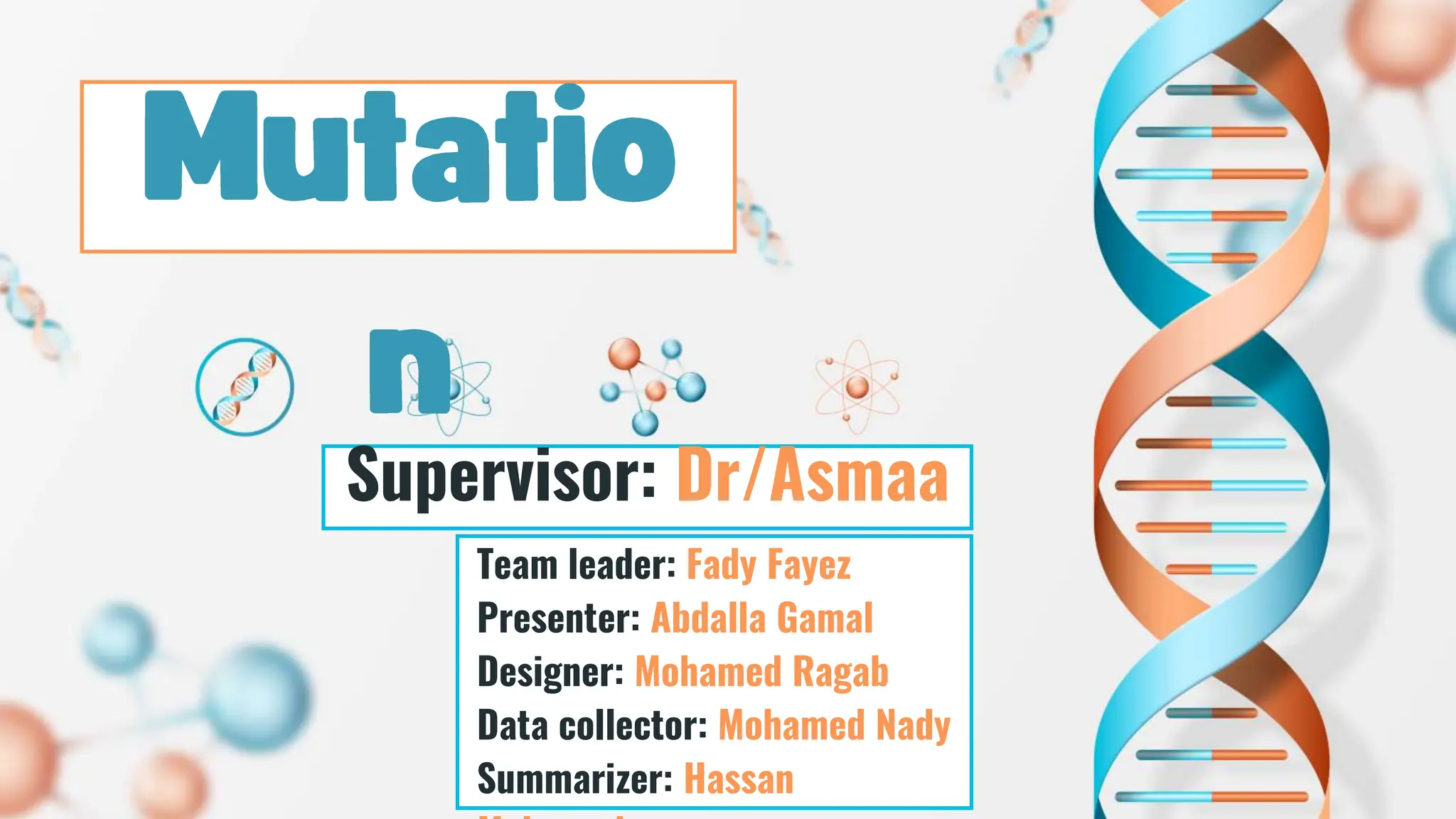 Genetic Mutations dieses A genetic mutation is a change that occurs in ...