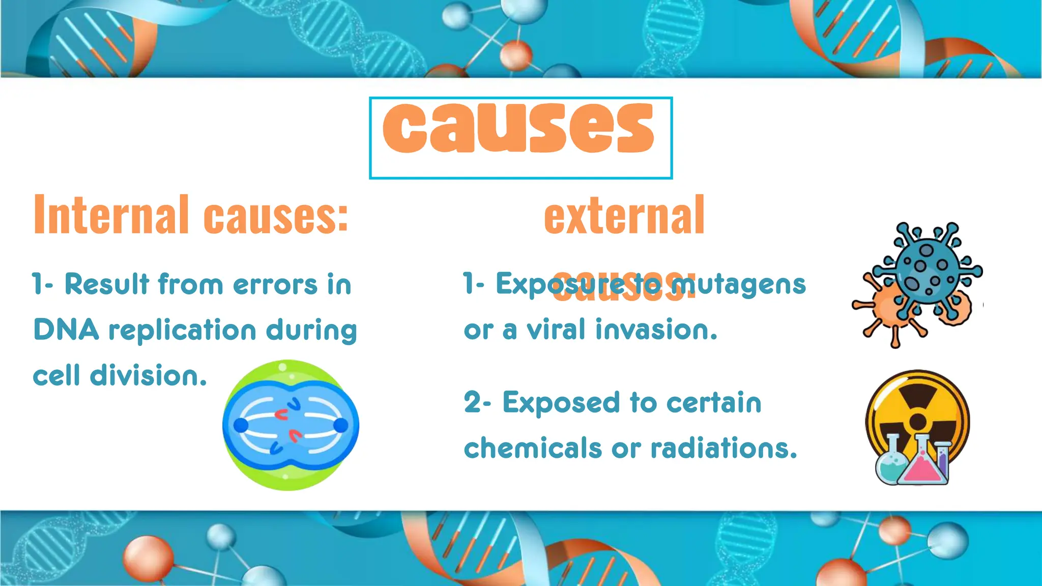 Genetic Mutations dieses A genetic mutation is a change that occurs in ...