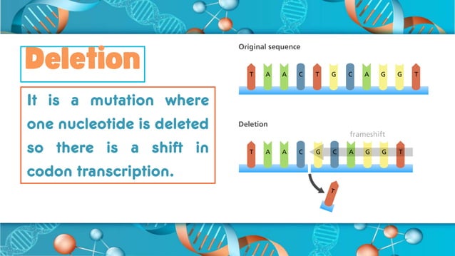 Genetic Mutations dieses A genetic mutation is a change that occurs in ...
