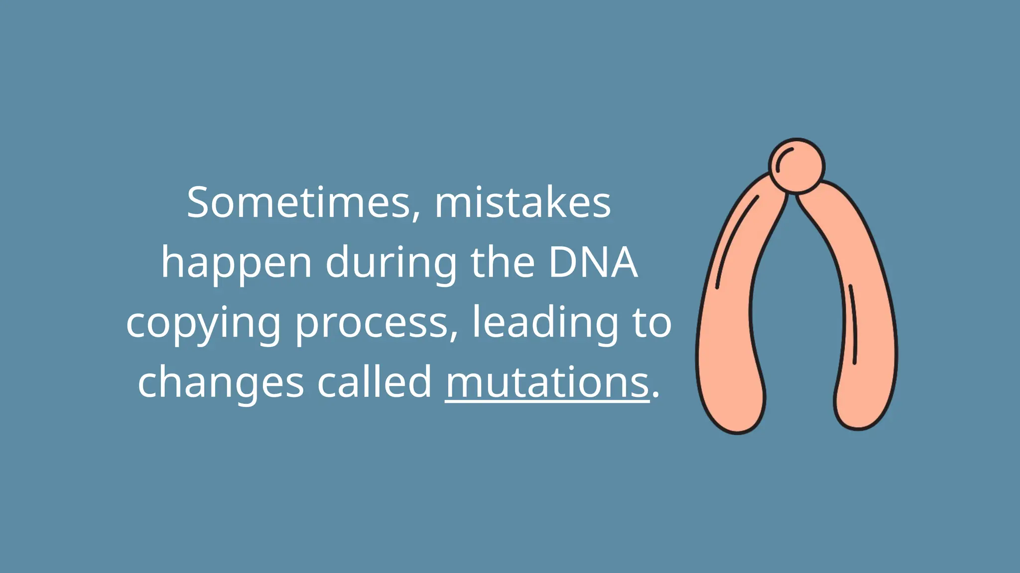 Genetic Mutations Science Presentation in Blue Orange Flat Graphic ...