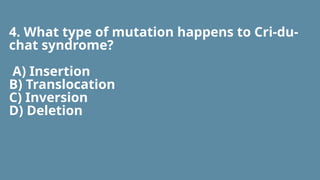 Genetic Mutations Science Presentation in Blue Orange Flat Graphic ...
