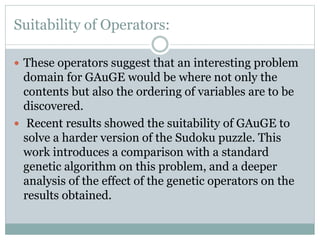 Genetic operators | PPTX