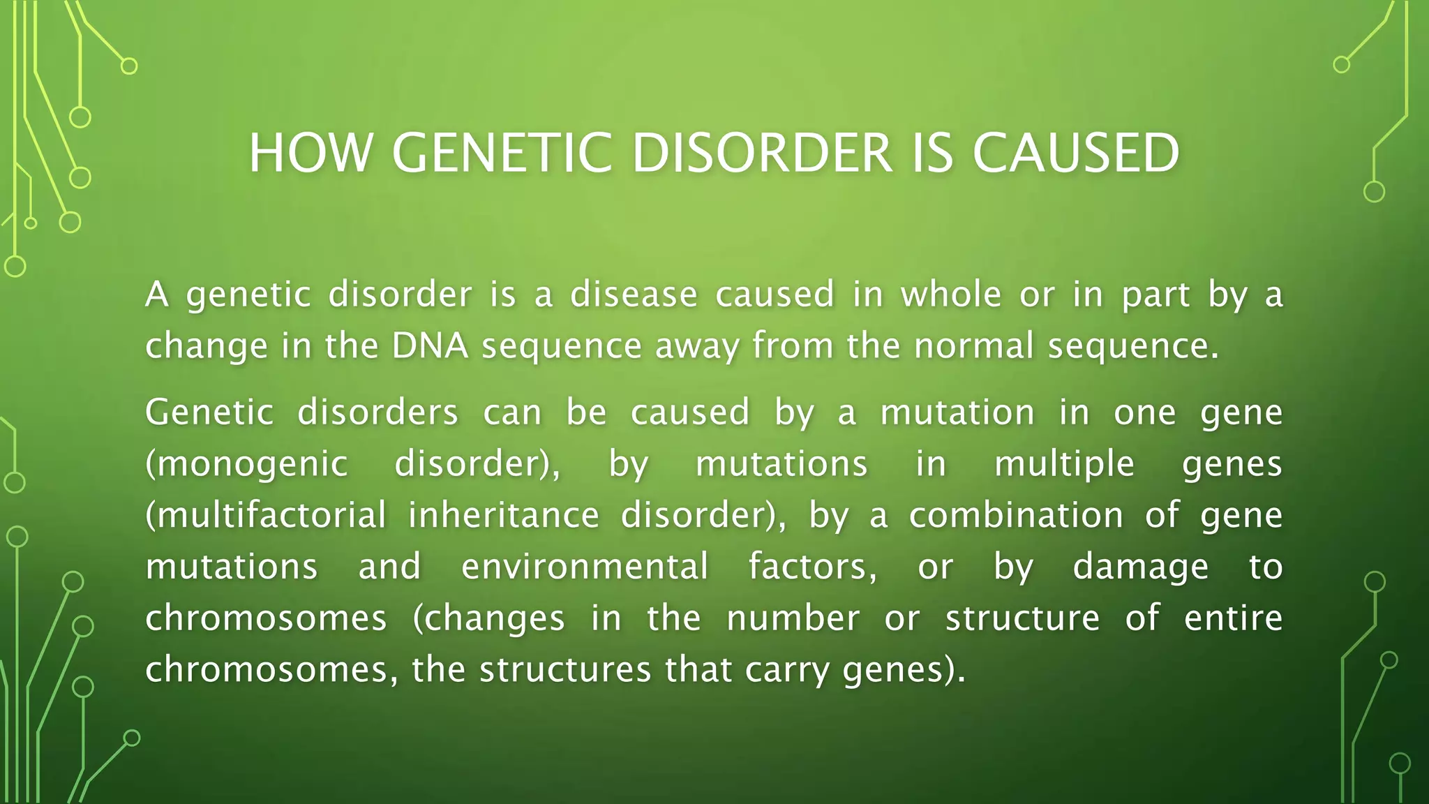 Genetic pattern of common pediatric disorder | PPTX