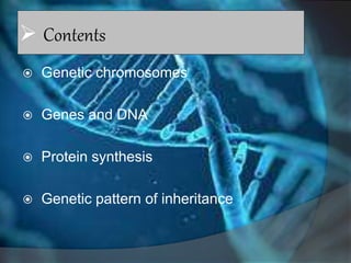 Genetic pattern of inheritance | PPTX