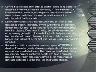Genetic pattern of inheritance | PPTX