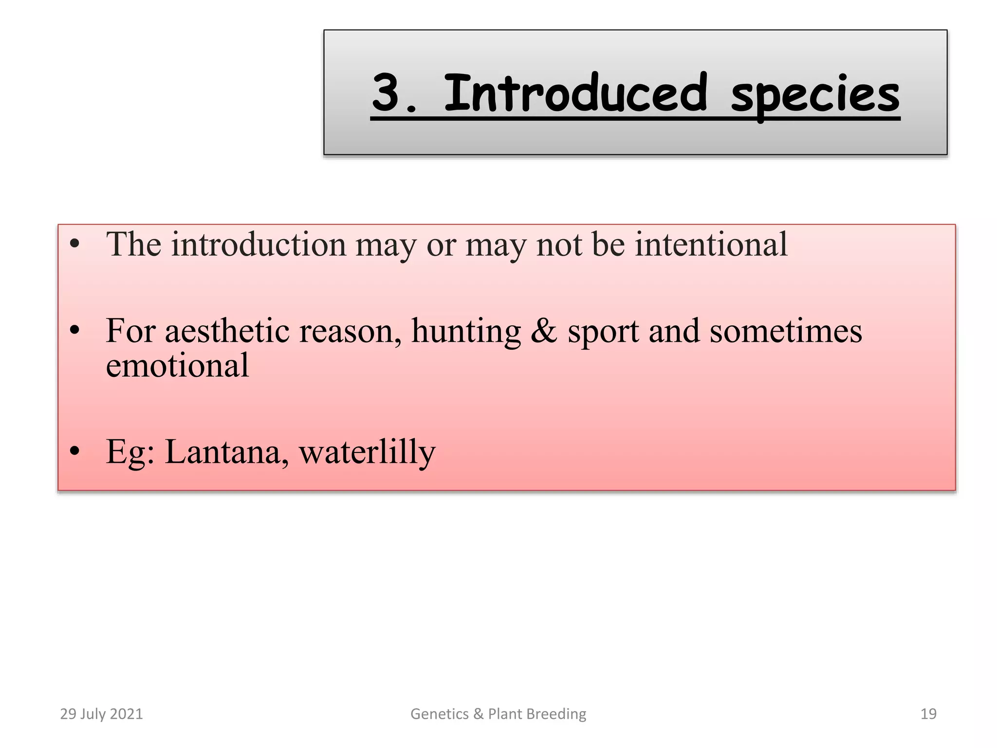 Genetic pollution | PPTX