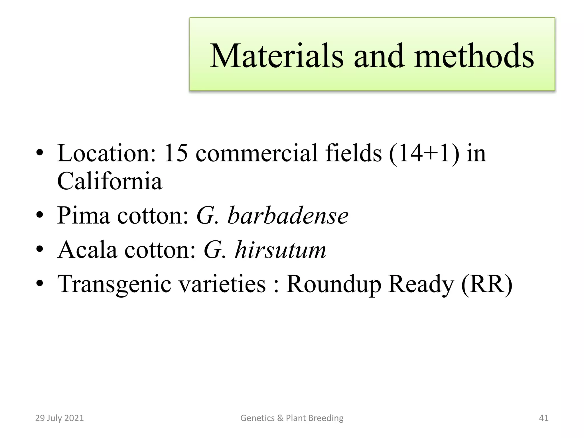 Genetic pollution | PPTX