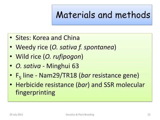 Genetic pollution | PPTX
