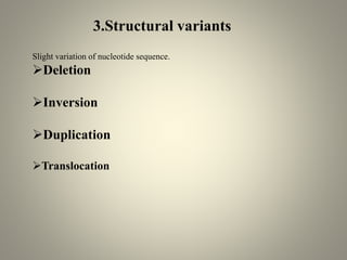 Genetic polymorphism and It's Applications | PDF